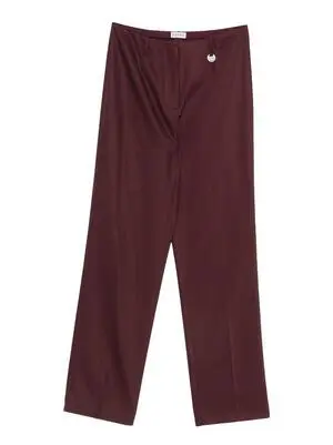 Burberry Tailored Wool Twill Trousers - Red