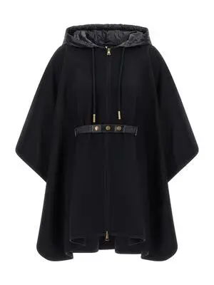 Moncler Two-material Cape - Blue