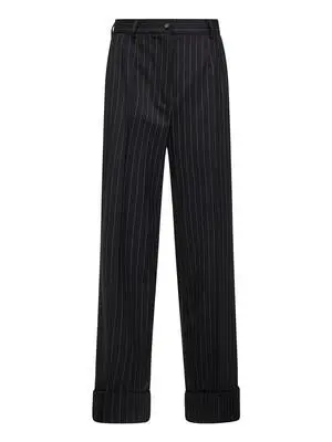 Dolce & Gabbana Pinstriped Trousers - Multicolor