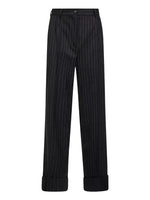 Dolce & Gabbana Pinstriped Trousers - Multicolor