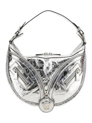 Versace Repeat Small Hobo Bag - Silver