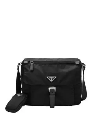 Prada Re-nylon Cross Body Bag - Black