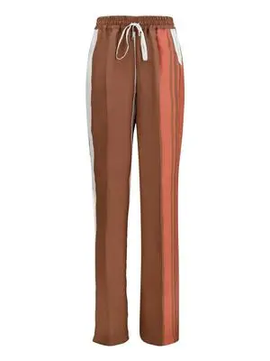 Kiton Striped Silk Trousers - Multicolor