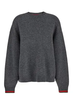 Gucci Wool And Cashmere Blend Crewneck Sweater - Multicolor