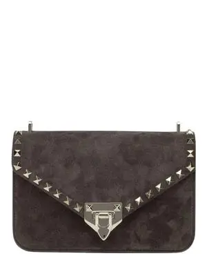 Valentino Garavani Rockstud Crossbody Bag - Brown