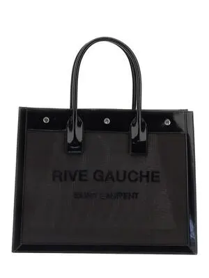 Saint Laurent Rive Gauche Small Tote Bag - Black