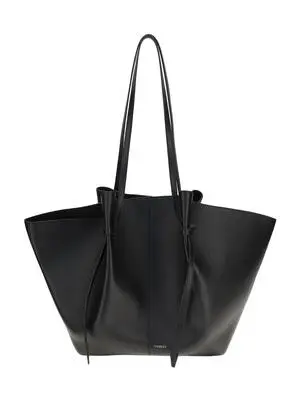 Yuzefi Mochi Leather Shoulder Bag - Black