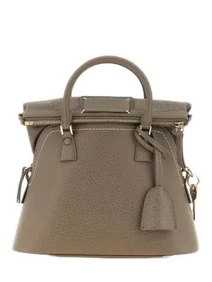 MAISON MARGIELA 5ac Classique' Mini Shoulder Bag - Gray