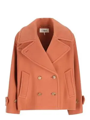 Chloé Jackets Oversized Jackets - Orange