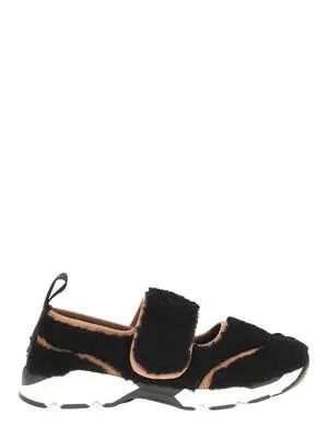 Marni Mary Jane Shearling Sneakers - Black