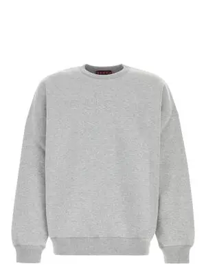 Gucci Grey Cotton Blend Oversize Sweatshirt - Gray