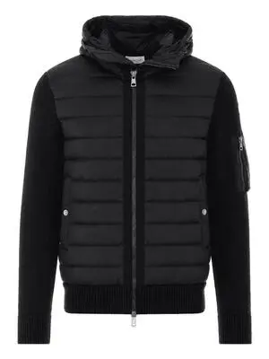 Moncler Logo Tricot Cardigan - Black