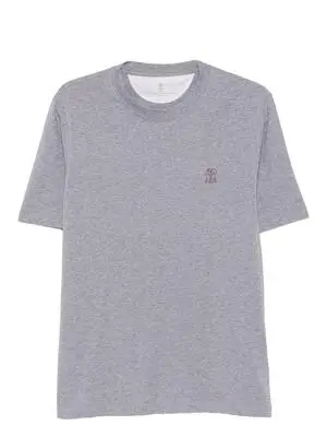 Brunello Cucinelli Grey T-shirts & Vests T-shirts - Gray