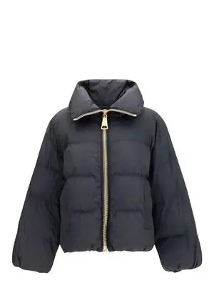 Balmain Padded High-neck Jacket - Black