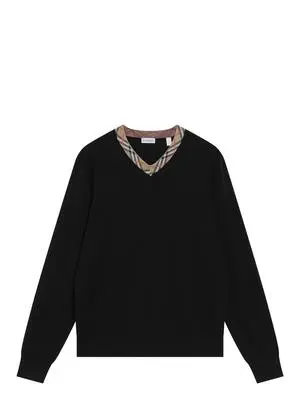 Burberry Wool Sweater - Black