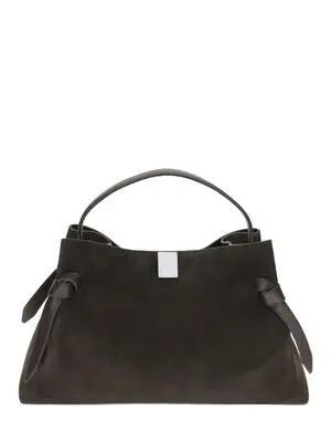 Yuzefi Gyoza Suede Shoulder Bag - Brown