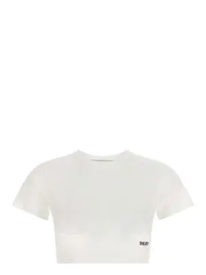 Attico Bustier Crop T-shirt - White