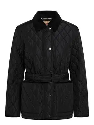 Burberry Quilted Nylon Jacket - Black