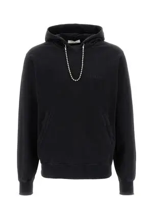 AMBUSH Hooded Sweatshirt With Metallic Chain Detailing - Multicolor