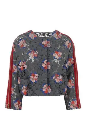 Fendi FENDI Printed Lace Blazer Multicolor