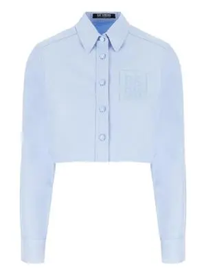 Raf Simons Cropped Shirt With Logo - Multicolor