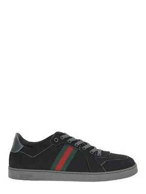Gucci Stretch Gg Fabric Sneakers - Black
