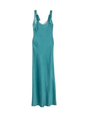 FORTE_FORTE Lace Detail Long Dress - Multicolor