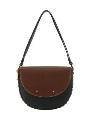Stella McCartney Two-tone Alter Mat Medium Frayme Shoulder Bag - Multicolor