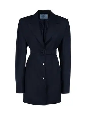 Prada Belted Blazer - Multicolor