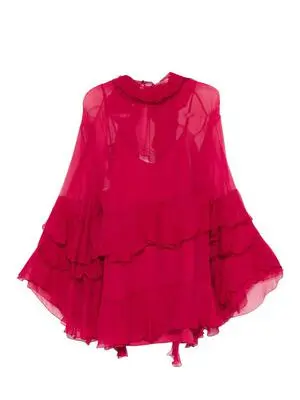 Chloé Silk Mini Dress - Multicolor