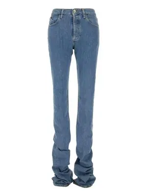 Attico ATTICO Straight Leg Jeans Multicolor
