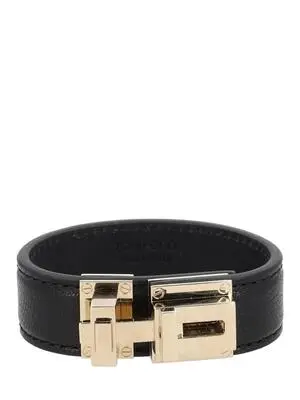 TOM FORD Leather Bracelet - Black