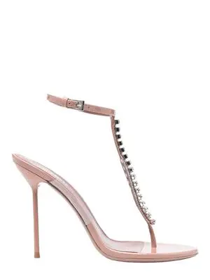 Paris Texas Lidia Leather Thong Sandals - Multicolor