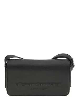 Alexander Wang Leather Shoulder Bag - Black