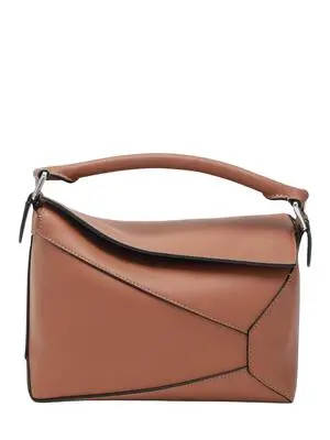 Loewe Small Puzzle Edge Bag - Brown