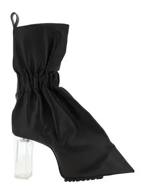 Rick Owens Pull On Cuffed Taquito Ankle Boots - Black