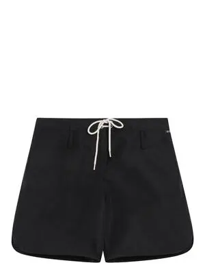 Prada Re-nylon Shorts With Drawstring - Black