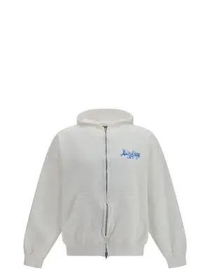 Balenciaga Sketchy Zip Hoodie - White