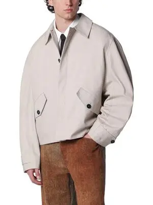 Séfr Cotton Trench Coat - Cream