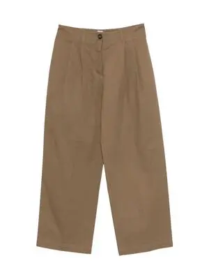 TOTEME Organic Cotton Trousers - Multicolor
