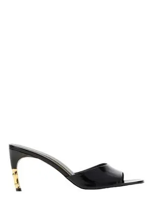 Gucci Leather Mules - Black
