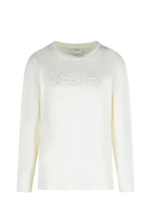 Max Mara MAX MARA Berma Silk And Cotton Sweatshirt White