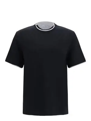 Brunello Cucinelli Cotton T-shirt - Black