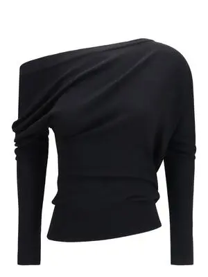 TOM FORD TOM FORD Asymmetric Long Sleeve Sweater