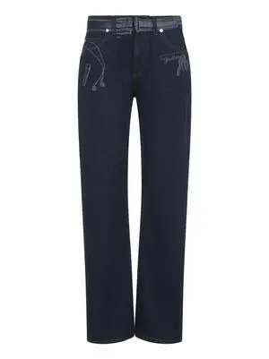 JEAN PAUL GAULTIER Cotton Jeans - Blue