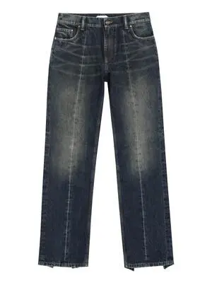 Versace Washed Cotton Jeans - Blue