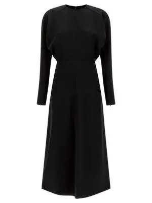 Victoria Beckham Dolman Midi Dress - Black