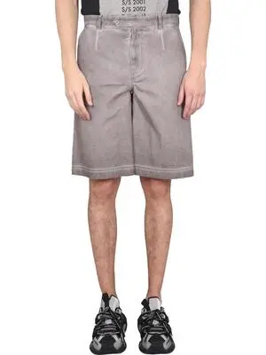 Dolce & Gabbana Bermuda Shorts With Logo Plaque - Multicolor