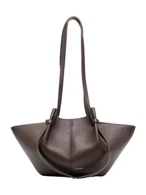 Yuzefi Calf Leather Shoulder Bag - Brown