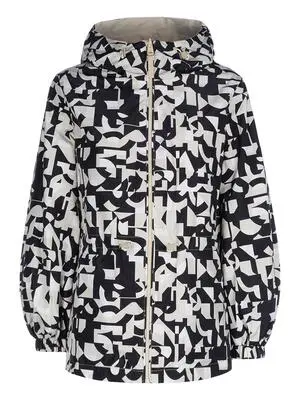 Mackage Printed Hooded Windbreaker Jacket - Multicolor